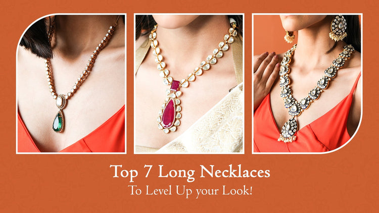 Top 7 Long Necklace Designs for 2026 | Statement & Wedding Sets