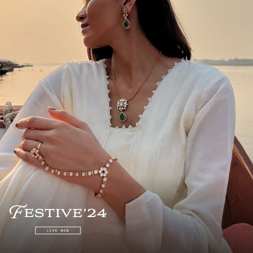 Buy Handcrafted Indian Jewellery-Polki,Faux & Kundan | Tiramisu